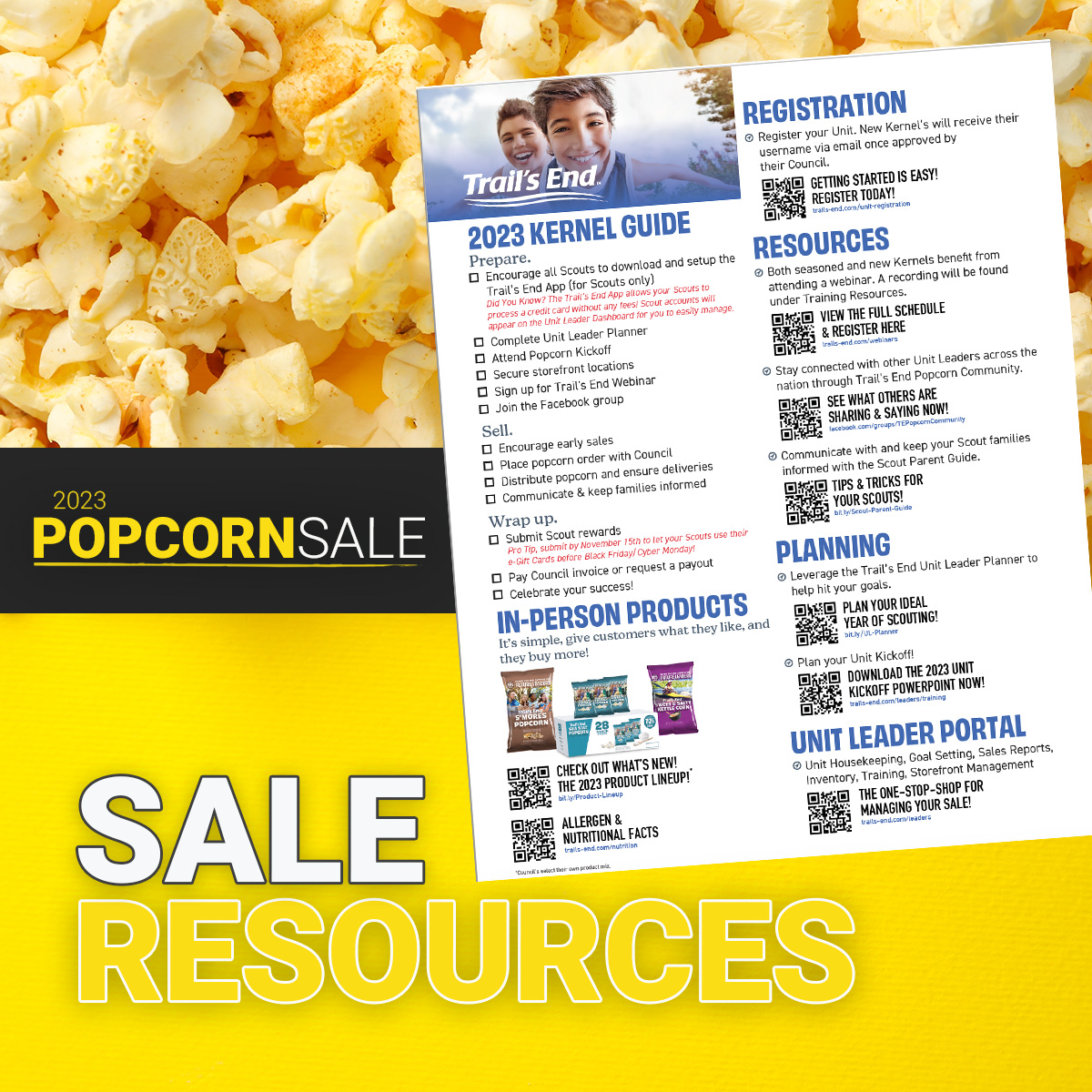 Popcorn Sale - Glacier's Edge Council